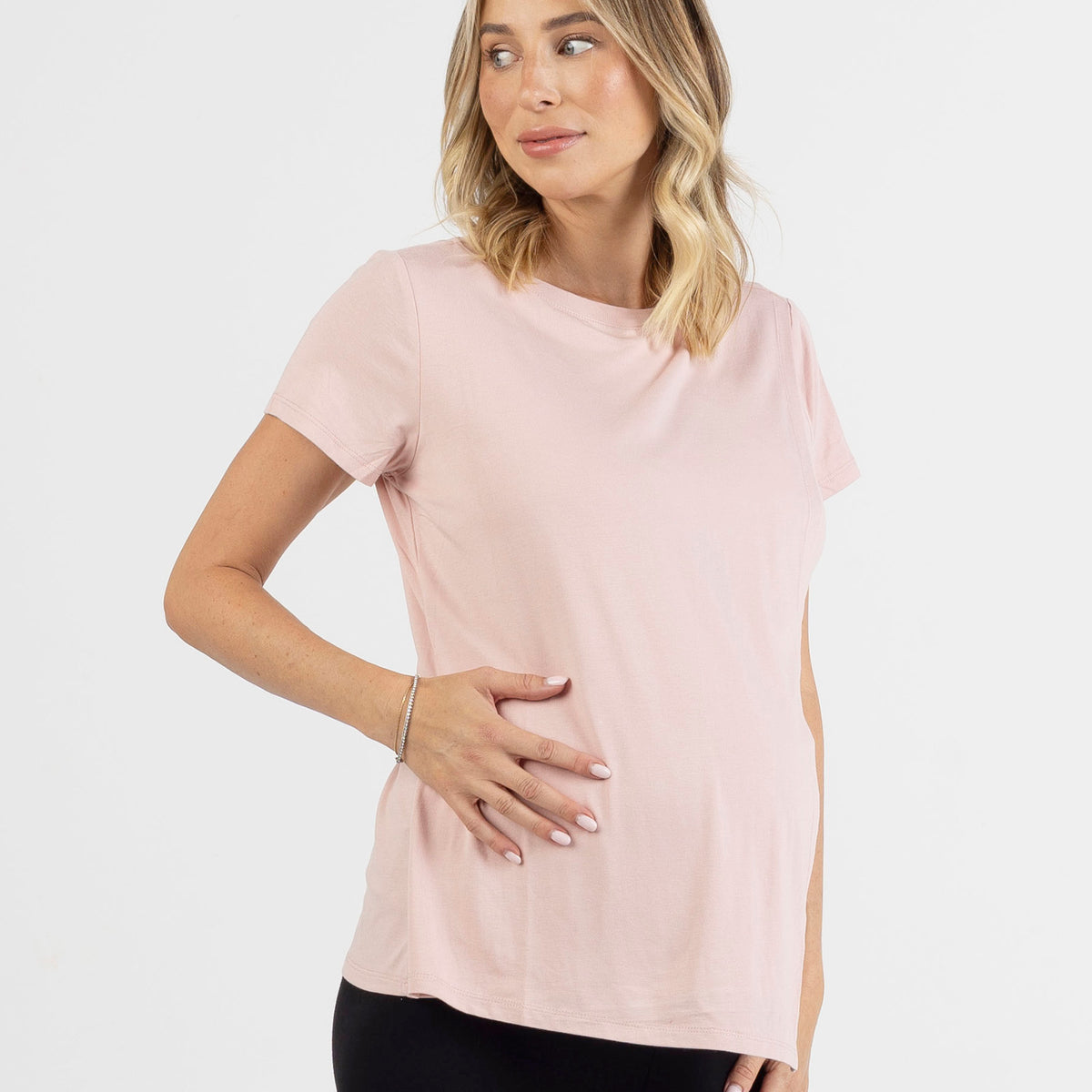Monique Blush Pink Breastfeeding Top > Petal Design Perfect for Nursing ...